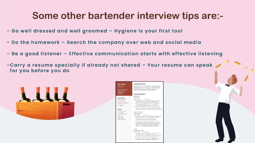 Bartender Interview Questions: Most Asked Interview Questions and Answers