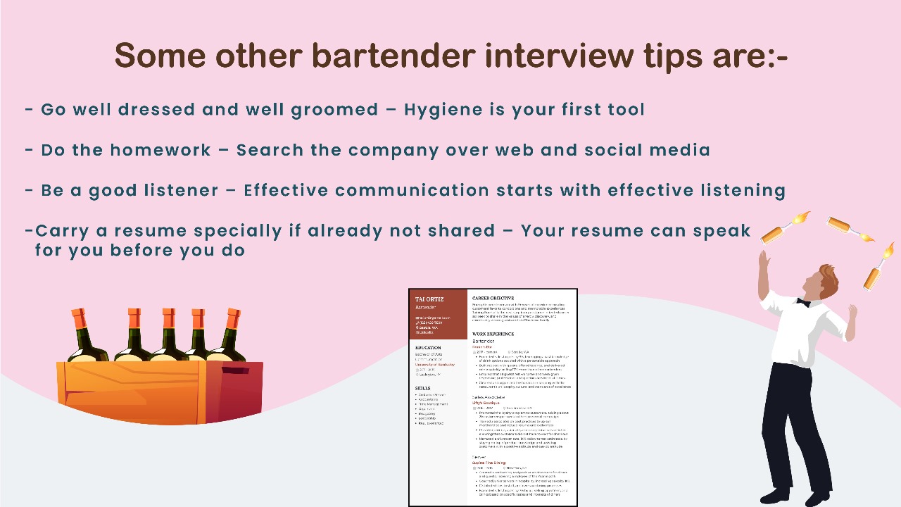 Bartender Interview Questions: Most Asked Interview Questions and Answers